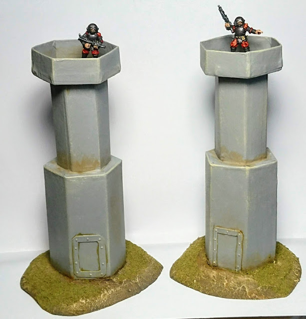 Rogue Trader Terrain – Guard towers – Cowabunga Journal